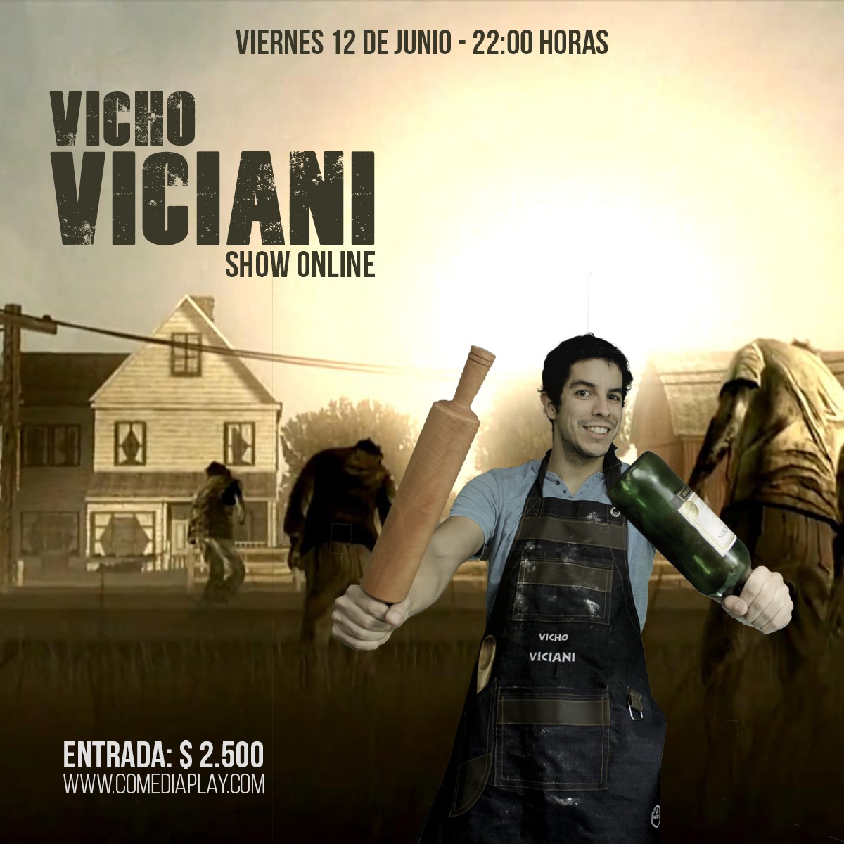 Vicho Viciani Stand Up Comedy Online - Viernes 12 de Junio | Comediaplay