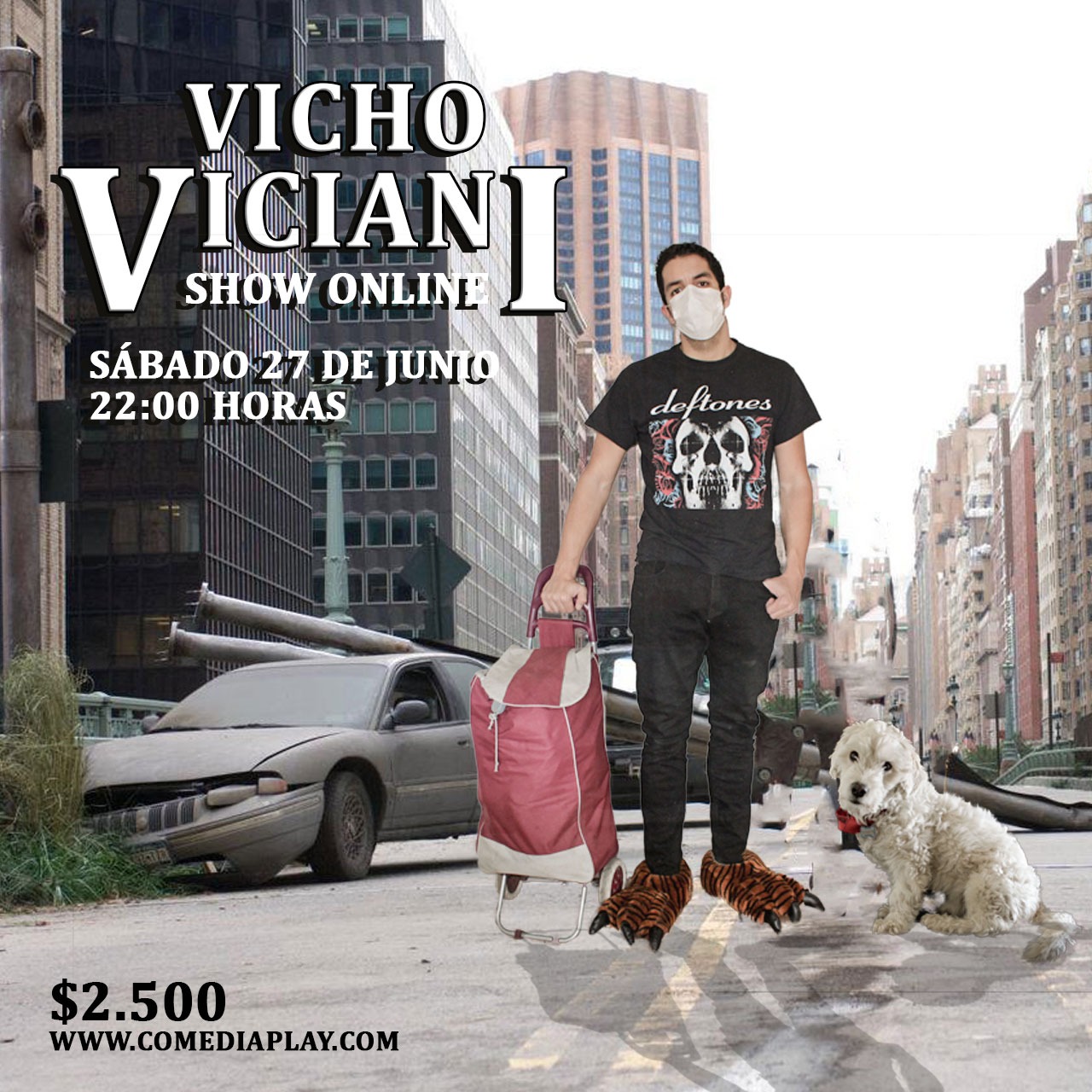 Vicho Viciani Stand Up Comedy Online - Sábado 27 de Junio | Comediaplay