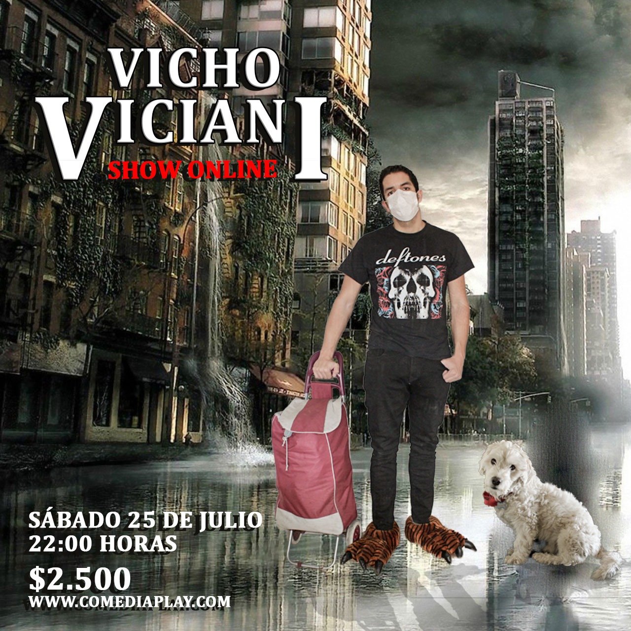 Vicho Viciani Stand Up Comedy Online - Sábado 25 de Julio | Comediaplay