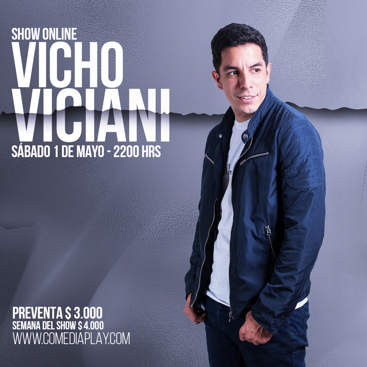 Vicho Viciani Stand Up Comedy Online - Sábado 1 de Mayo | Comediaplay
