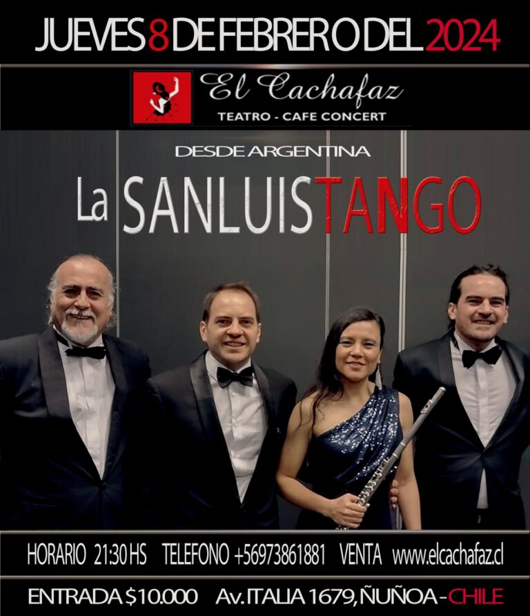 La San Luis Tango en el El Cachafaz, Jueves 8 de Febrero | Comediaplay