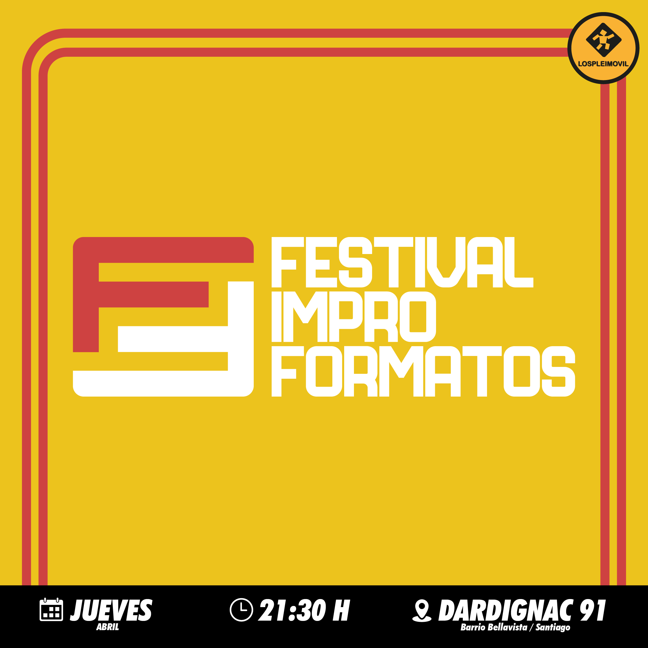 Festival Impro Formatos 2024, Jueves 18 de Abril – Comediaplay