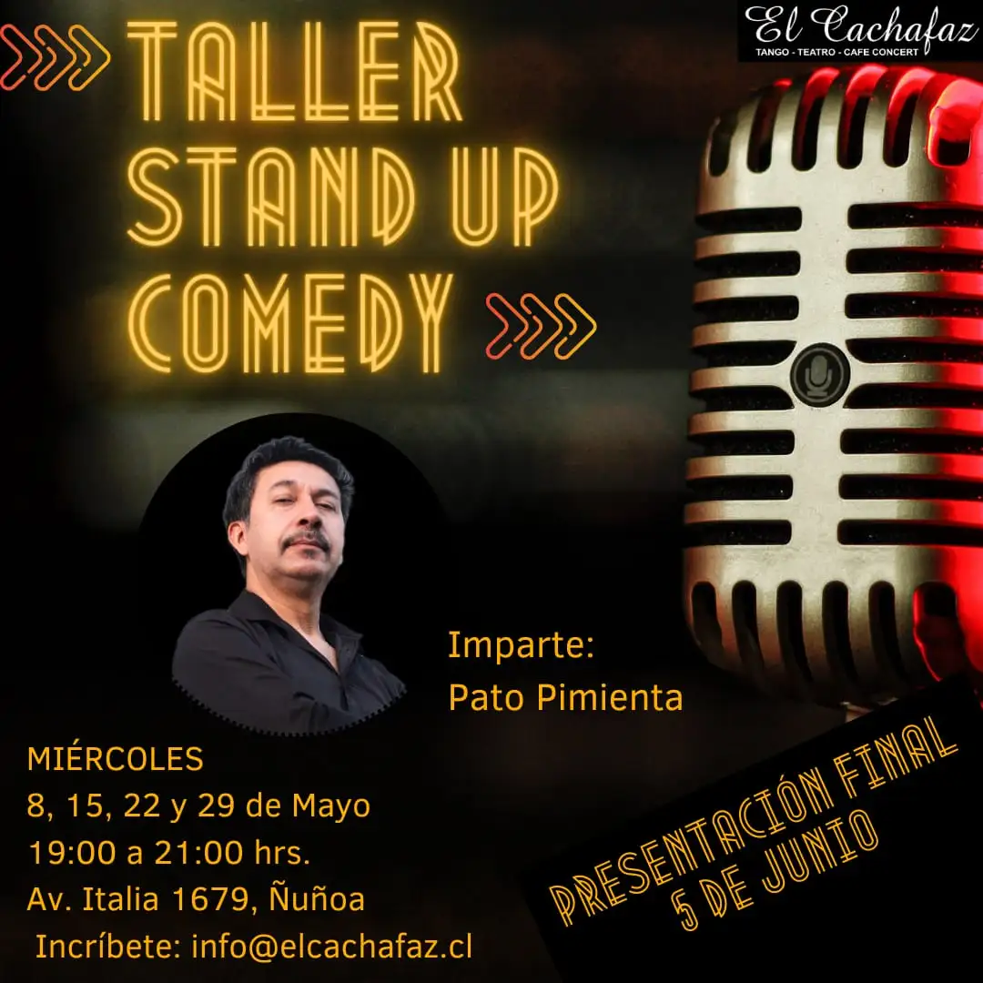 Taller de Stand Up Comedy con Pato Pimienta – Comediaplay
